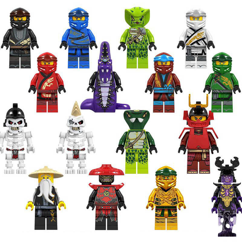 Binuo Ng Mga Block Ninjago Lloyd Kaijie Conia Doll Toy Golden Dragon Wu ...