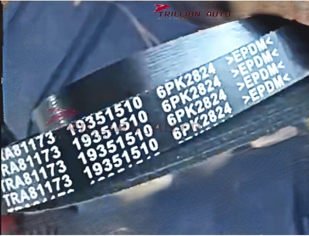 19351510 Drive Belt for Chevrolet TrailBlazer 2013-2020 6PK2824 ...