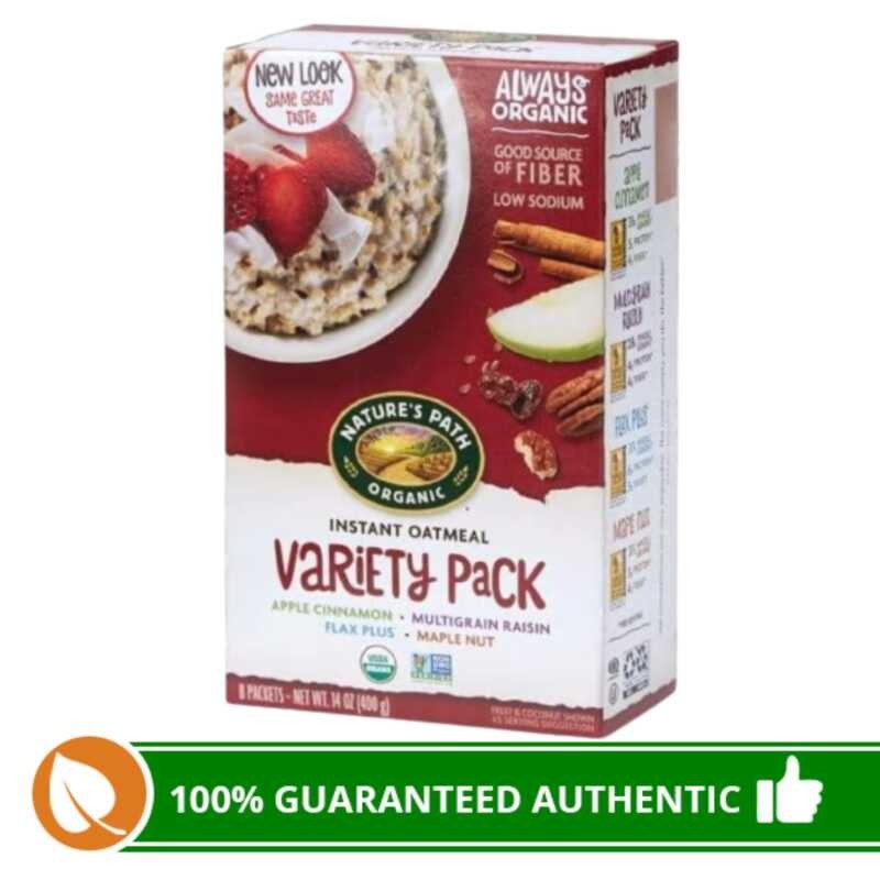 Nature's Path Instant Oatmeal Variety Pack 8 Packets 400g | Shopee ...