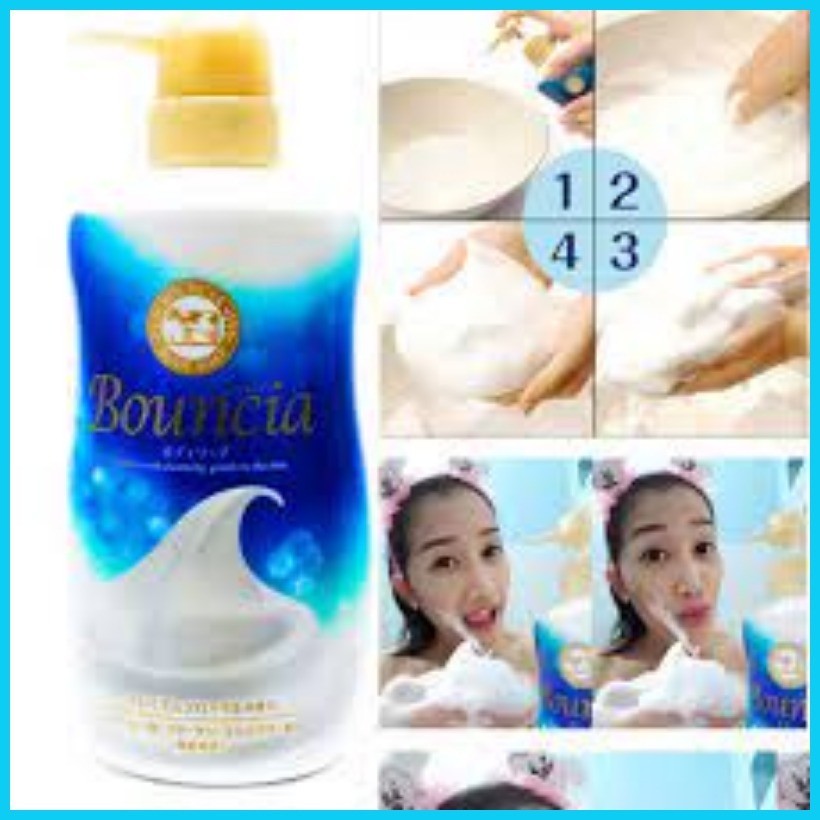 COW JAPAN BOUNCIA Body Soap (Pump 500ml / refill 360ml) 100% Authentic/Made in Japan | Shopee ...