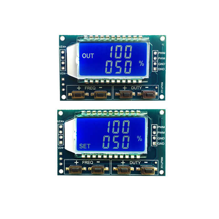 Square wave rectangular wave signal generator PWM DC motor speed controller module pulse adjust ...