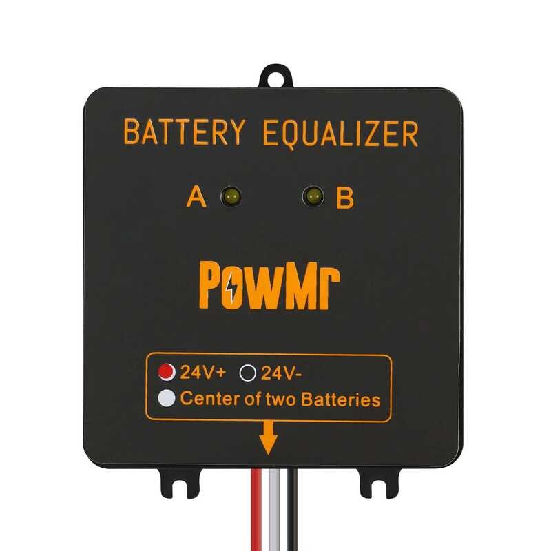 Battery PowMr Equalizer For Two Pieces 12V Gel od AGM Lead Acid ...