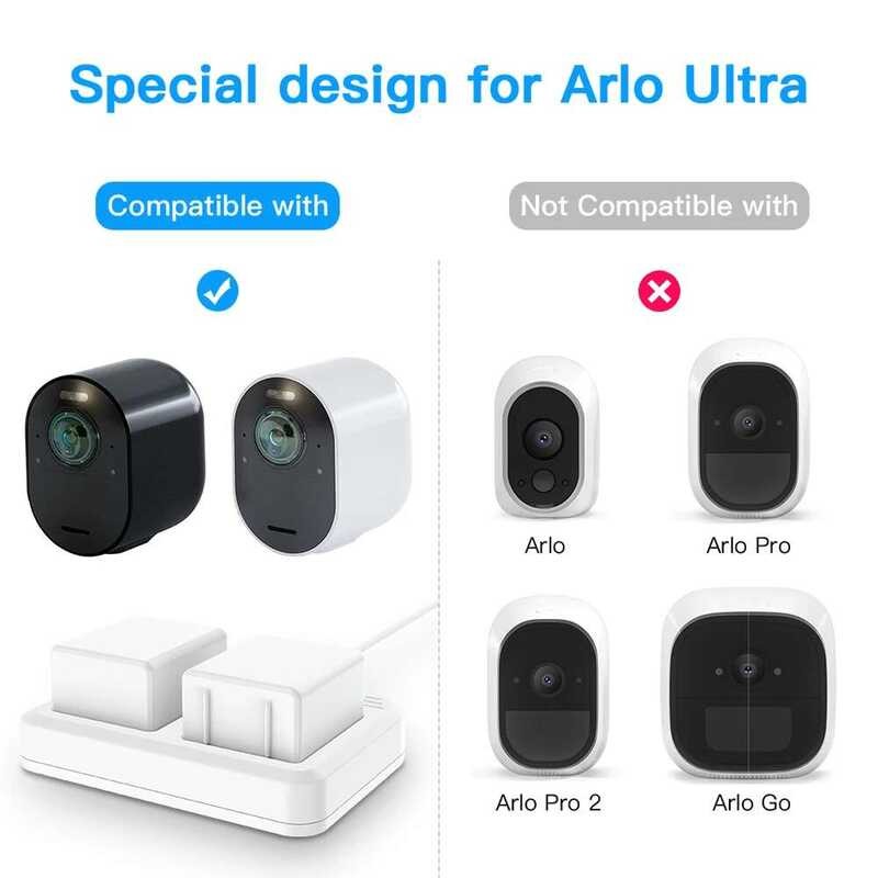 Charger Battery Station Compatible with Arlo Ultra 4k Arlo Pro 3 Camera ...