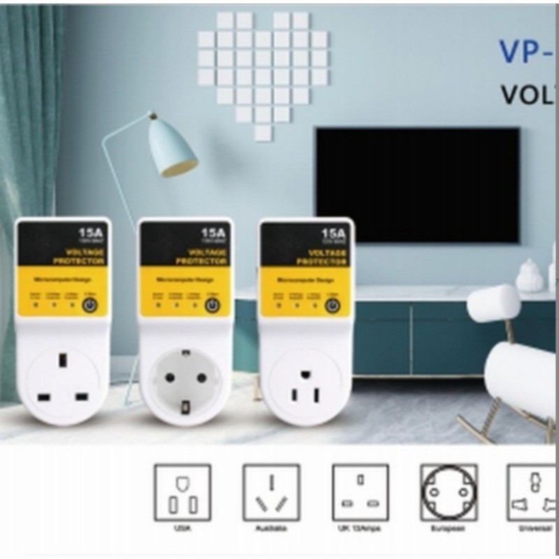 20A 220V Power Delay Voltage/Power Surge Protector Automatic Voltage ...