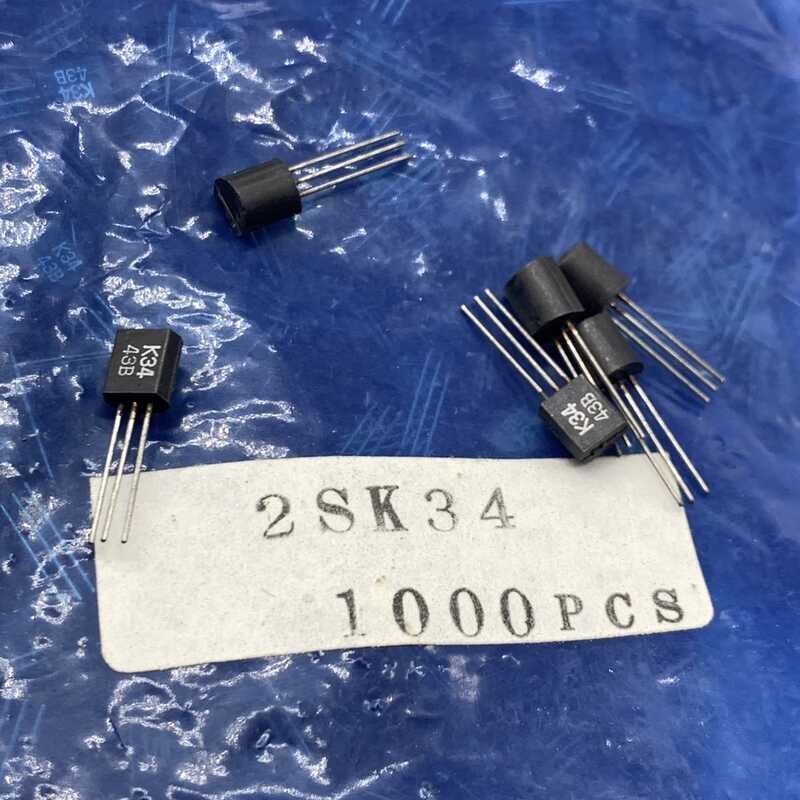 K34 transistor 2SK34 original Mitsubishi TO-92 black bean field-effect ...