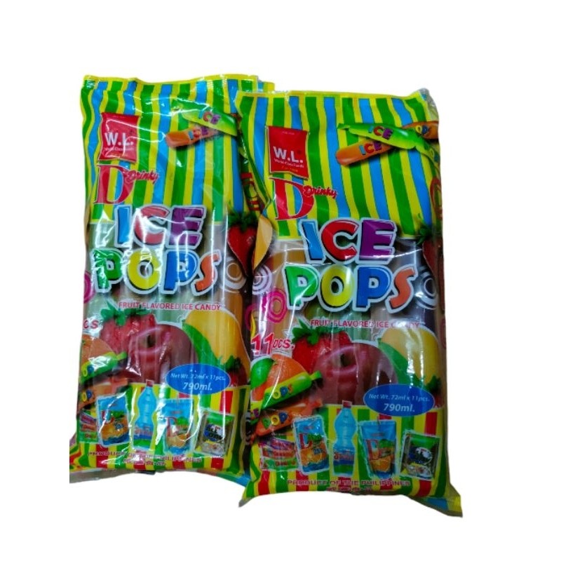 Ice Pops Fruit Flavored Candies 2pack(22pcs) | Shopee Philippines