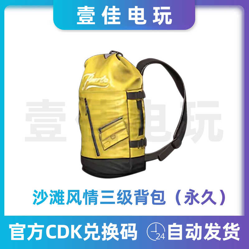 PUBG PlayerUnknown's Battlegrounds Skin Beach Style Level 3 Backpack ...