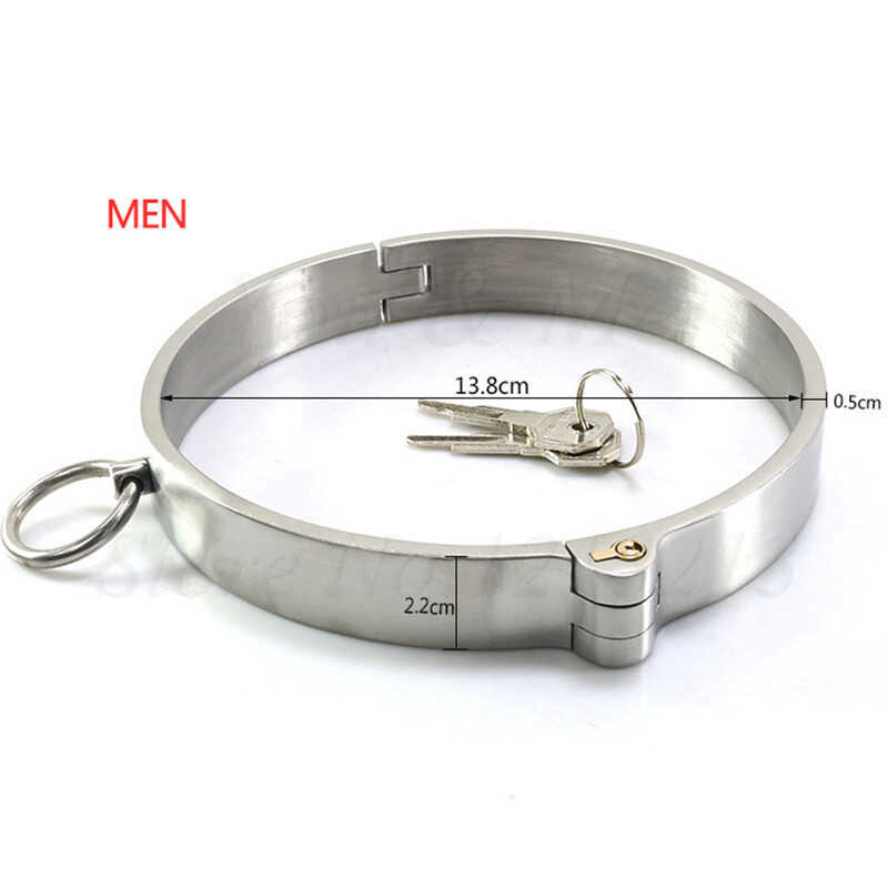 304 Stainless Steel Collar Restraint Metal Choking Rings Premium ...