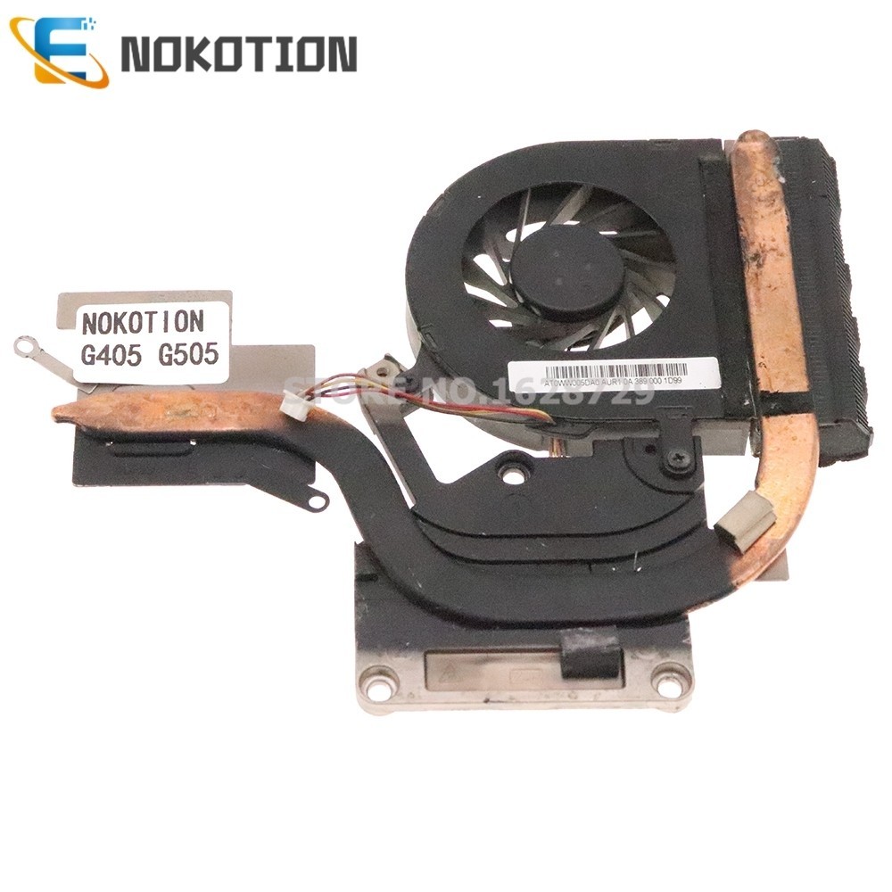 NOKOTION AT0WW005DA0 LA-9911P Radiator For Lenovo IdeaPad G405 G505 PC Cooling System Heatsink ...