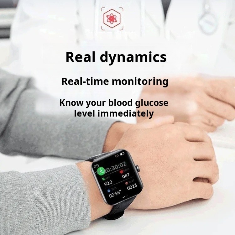 Painless Non-invasive Blood Glucose Monitor Smartwatch Sleep Monitoring ...