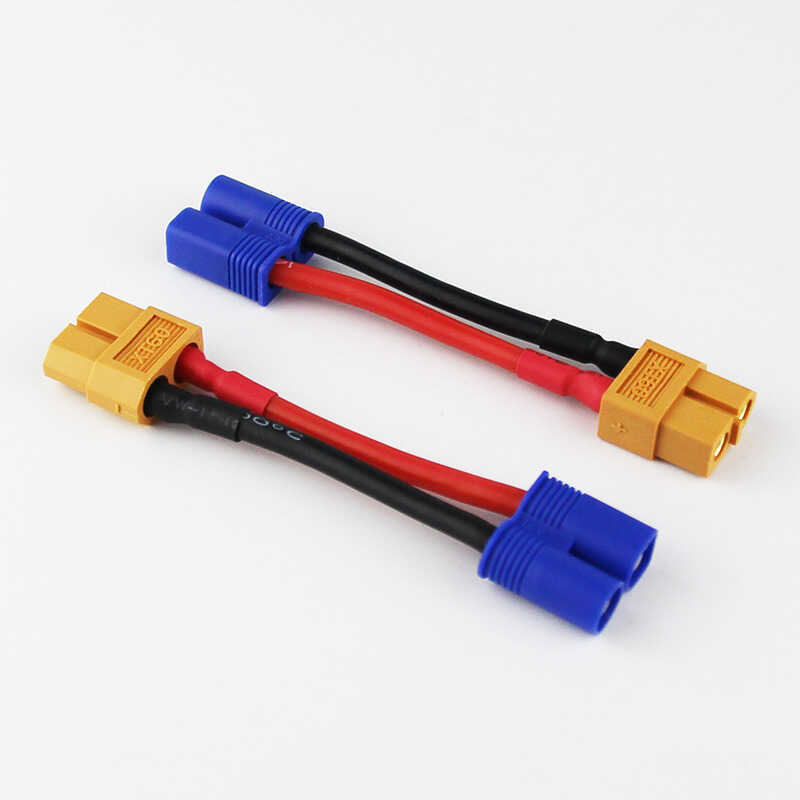 5/10/20pcs XT60/XT-60 Kababaihan Upang lalaki EC3 Connector Cable 14awg ...