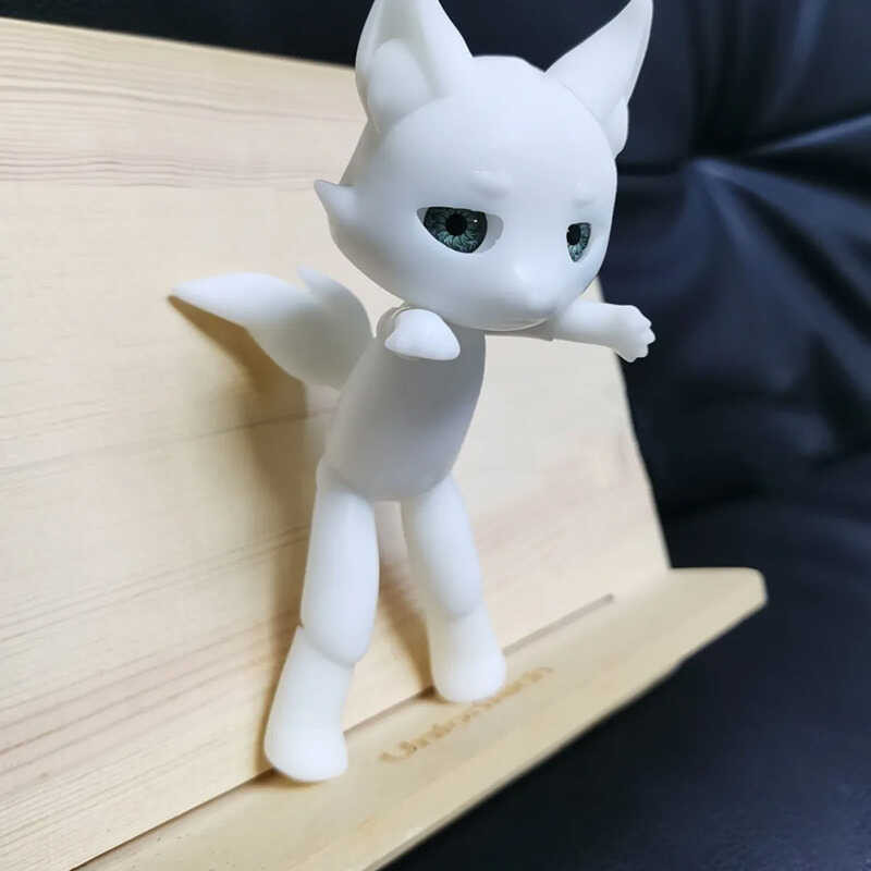 14cm Height Cute Resin Wolf na may Random Eyes No Makeup 1/12 Bjd Multi ...