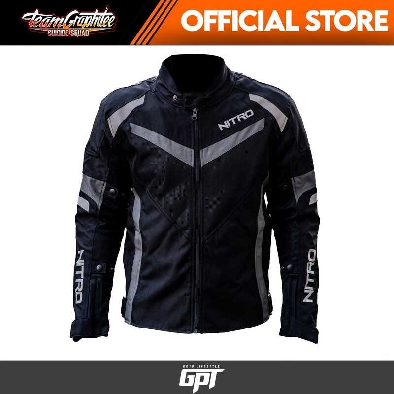 NITRO RIDING JACKET JK-118 (PADDED JACKET) | Shopee Philippines