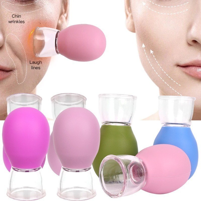 Professional Silicone Glass Vacuum Cupping Cups -Massage Meridian ...