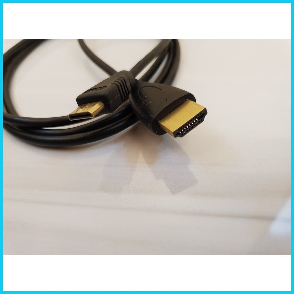 Mini HDMI to HDMI Cable 1.5M High Speed Compatible with DSLR Camera ...