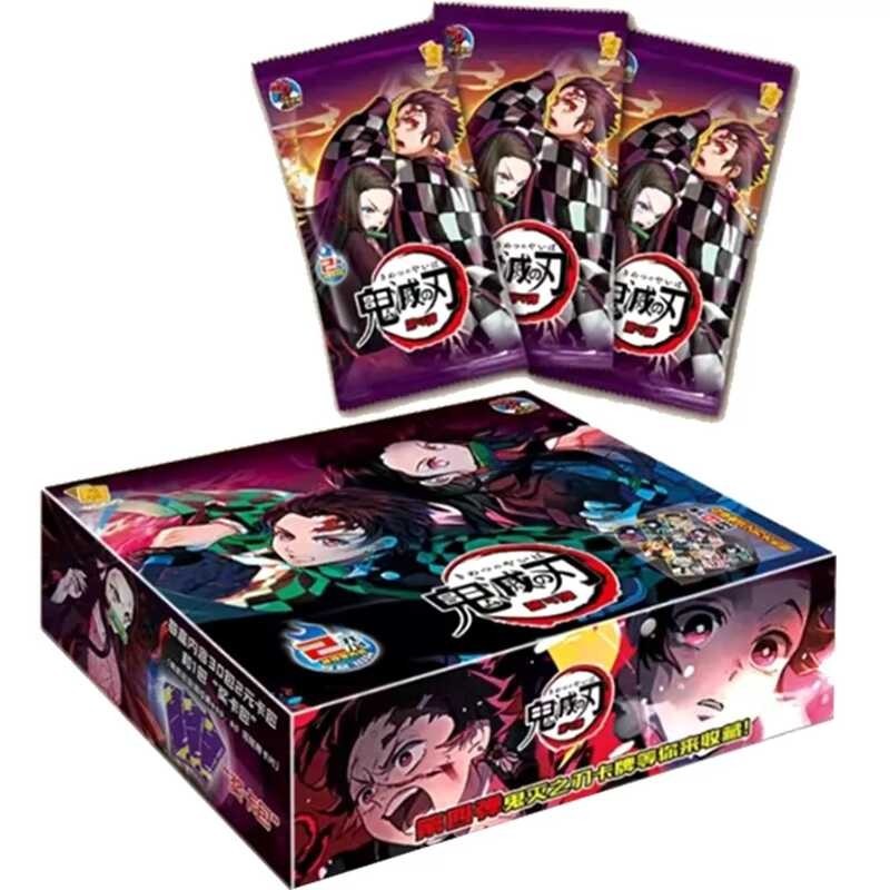 B5 Demon Slayer Card Anime One Piece Naruto Action Figure Family Table ...