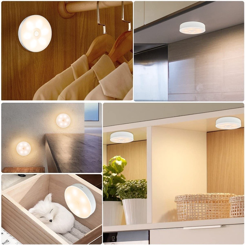 LED PIR Motion Sensor Night Light for Room Stairs,Cabinet,Wardrobe ...