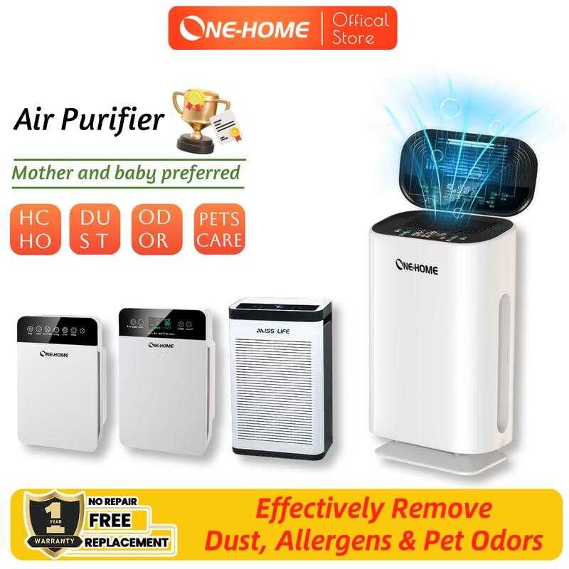 ONE HOME Smart Air Purifier With Uv-C Sterilization Anti-Smog Filter ...