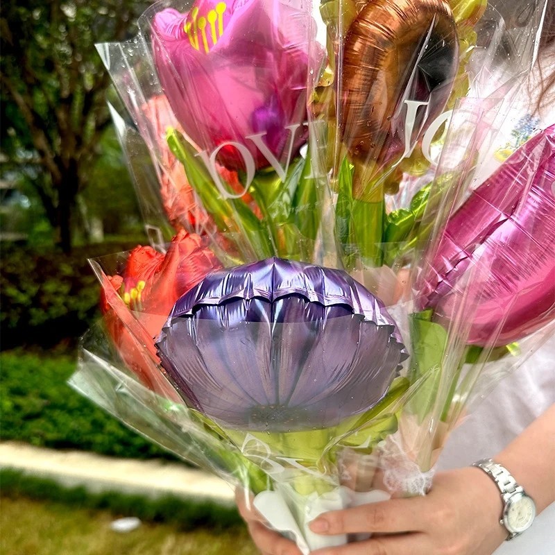 Handheld Roses Inflatable Balloon Gifts Party Wedding Birthday ...