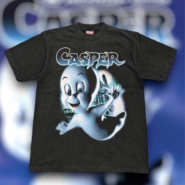 in stock Casper Fit T-Shirt Black Fade/White/DTG | Shopee Philippines