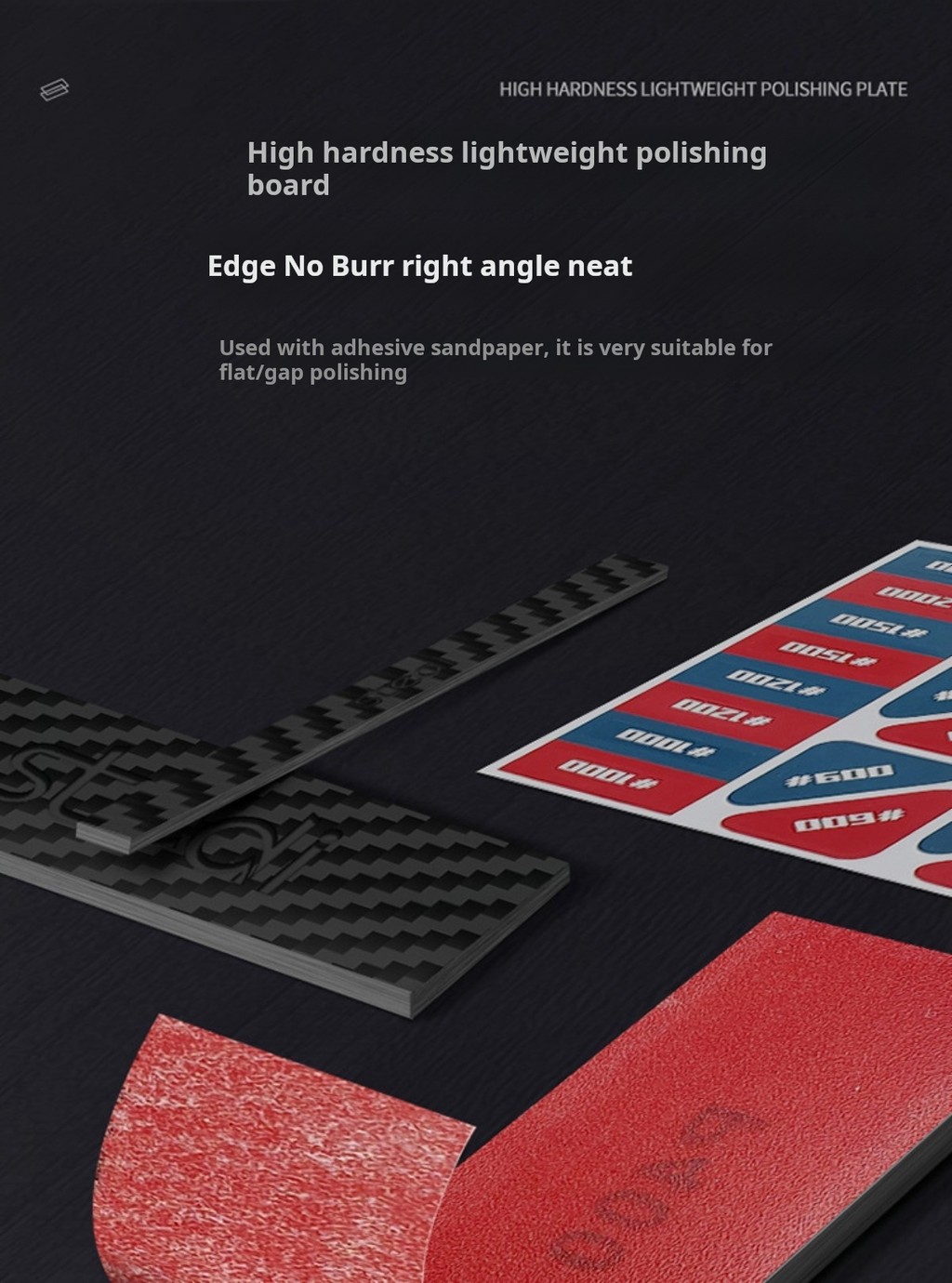 Carbon Fiber Sanding Board Specialized for Gundam Gunpla GK DIY Model ...