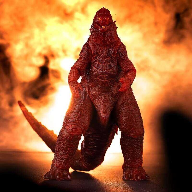 Bandai NECA 2019 Red Fire Godzilla Burning Articulated PVC Action ...