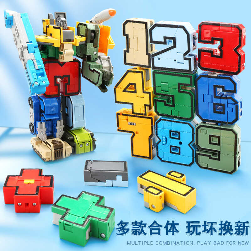 New Le New Digital Transformation Toy 2801 Car Symbol Fusion Robot Gudi ...