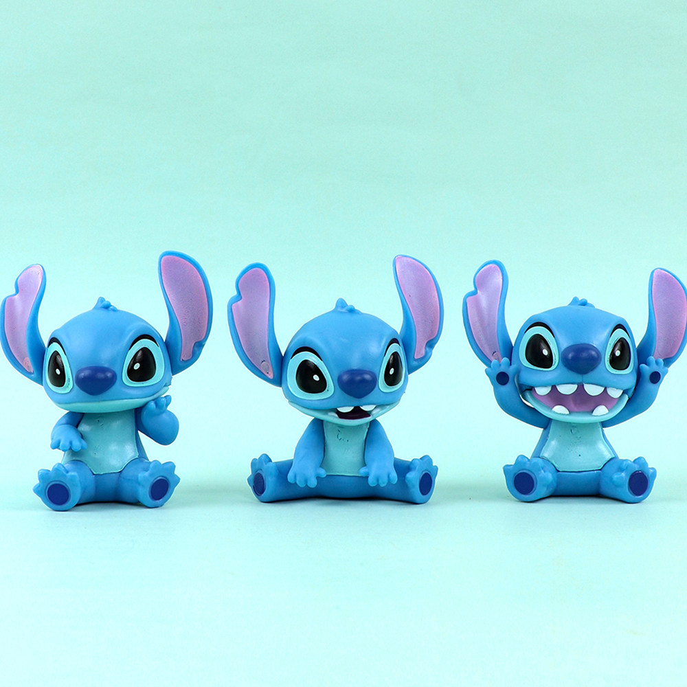 Stitch Figure Blind Box Kawaii Stich Anime Cartoon Car Cake Room ...