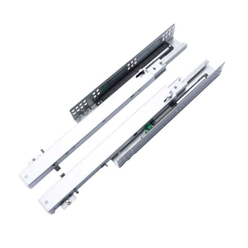 Drawer load-bearing slide rail, buffer handle, bottom installation ...