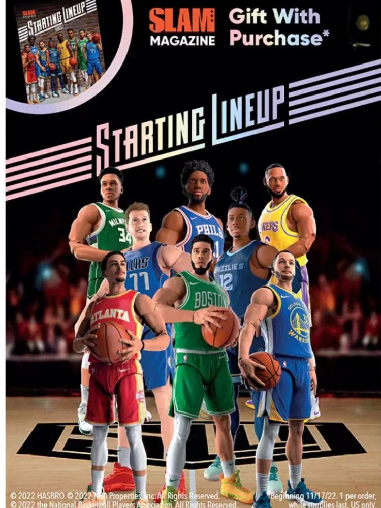 Hasbro NBA Starting Lineup Jason James Curry Morant 6 Inches | Shopee ...
