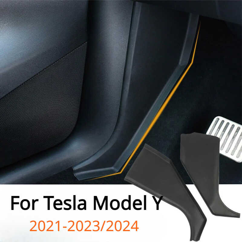 Anti Kick Pad Para Sa Tesla Model Y Front Door Rest Pedal Side Guards ...