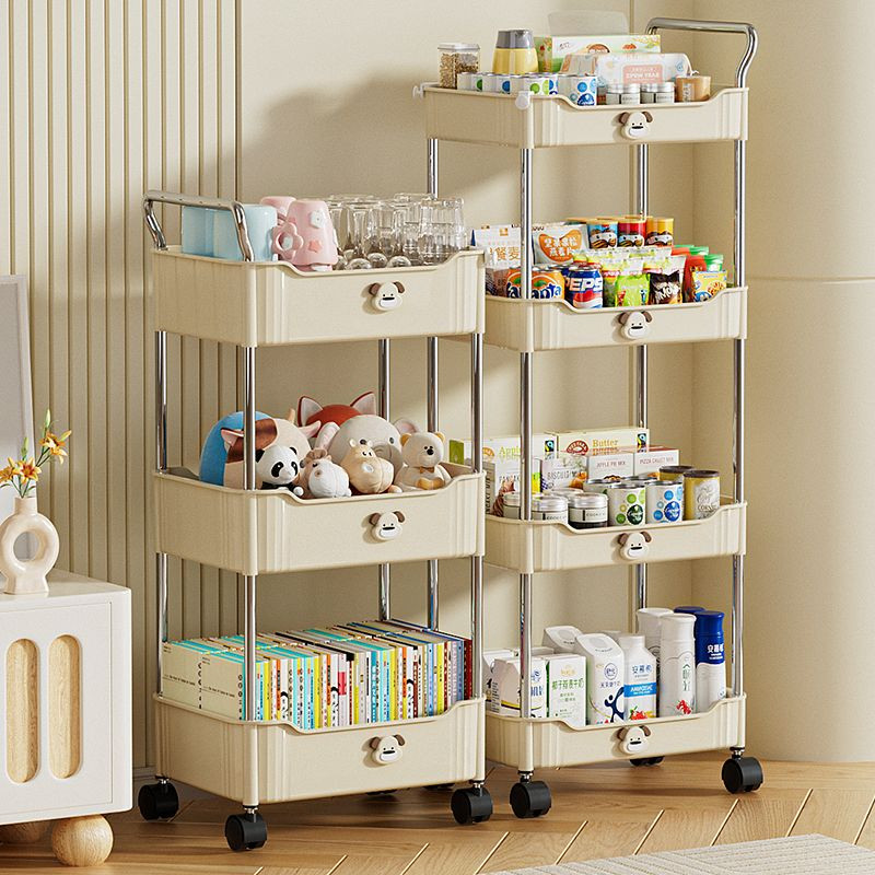 Snack Trolley Storage Rack Baby Product Storage Rack Multi-layer ...
