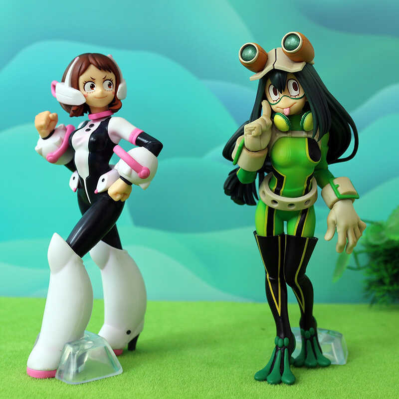 Figure Asui Action Tsuyu Uraraka Ochaco Hand Made My Hero Academia Battle Suit Bandai Genuine