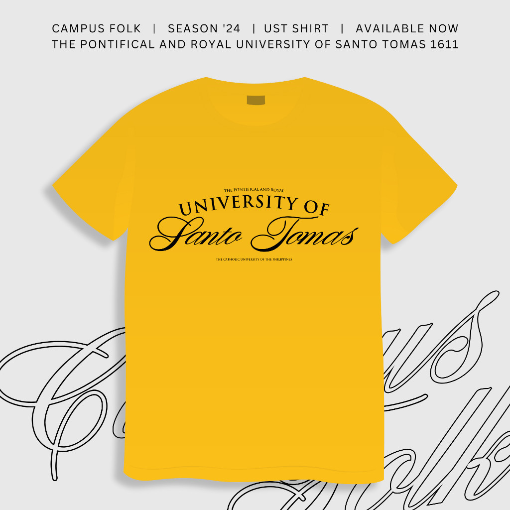 UST | The Yellow Gold ‘24 shirt | CAMPUS FOLK ‘24 Collection Round Neck ...