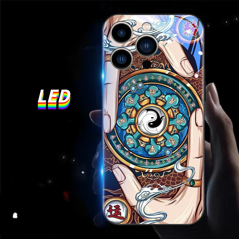 LED colorful light phone case for Samsung phone case S24ULTRA S23ultra ...