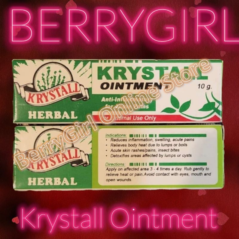 KRYSTALL OINTMENT (by Fely Guy Ong) - from Berry Girl Store | Shopee ...