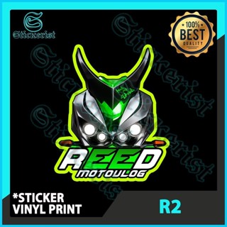 ♀ Motorcycle Accessories Sticker ღREED MOTOVLOG REED FOR SPEED VINYL ...
