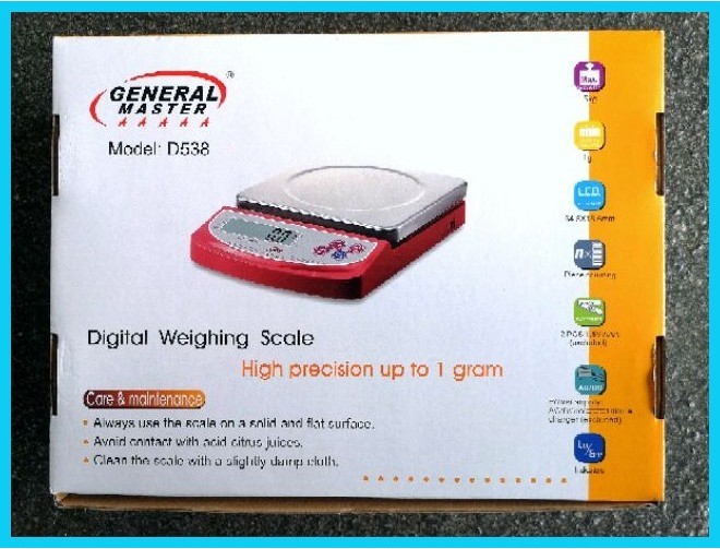 ♂ General Master Digital Weighing Scale max. 5kg | Shopee Philippines