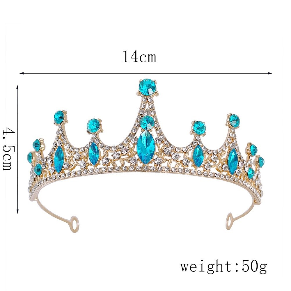 Crown Headdress Children Princess Crowns Girls Rhinestone Birthday ...