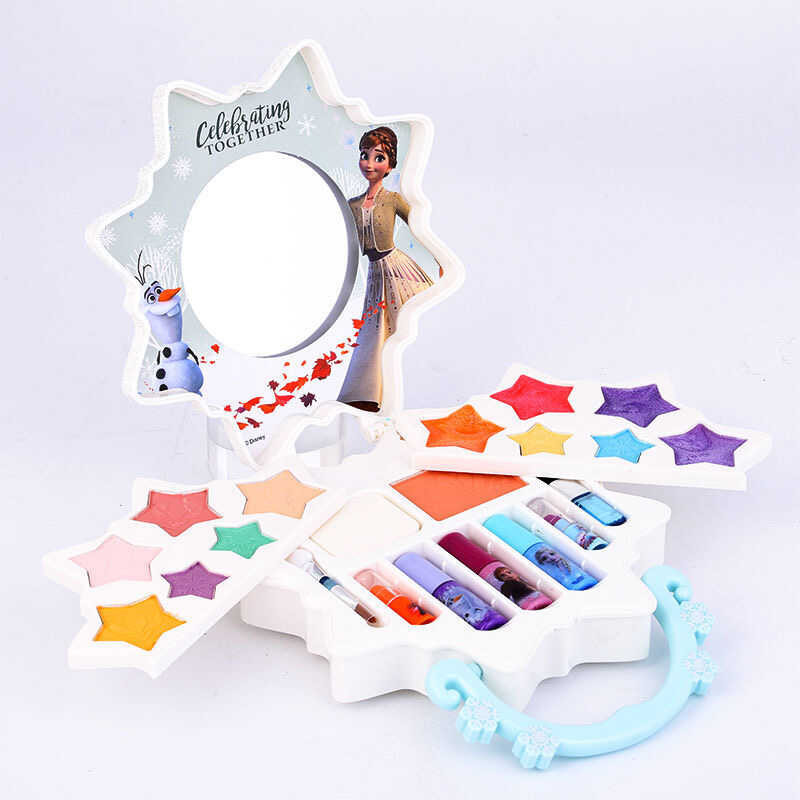 Bagong Babaeng Babae Frozen 2 Elsa Anna Suitcase Snowflake Makeup ...