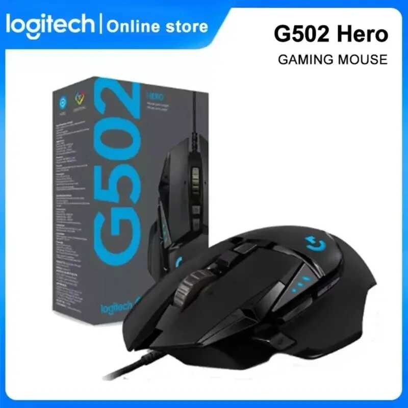 & Logitech G502 HERO Wired Game 16000 DPI 16K Senor 11 Programmable ...