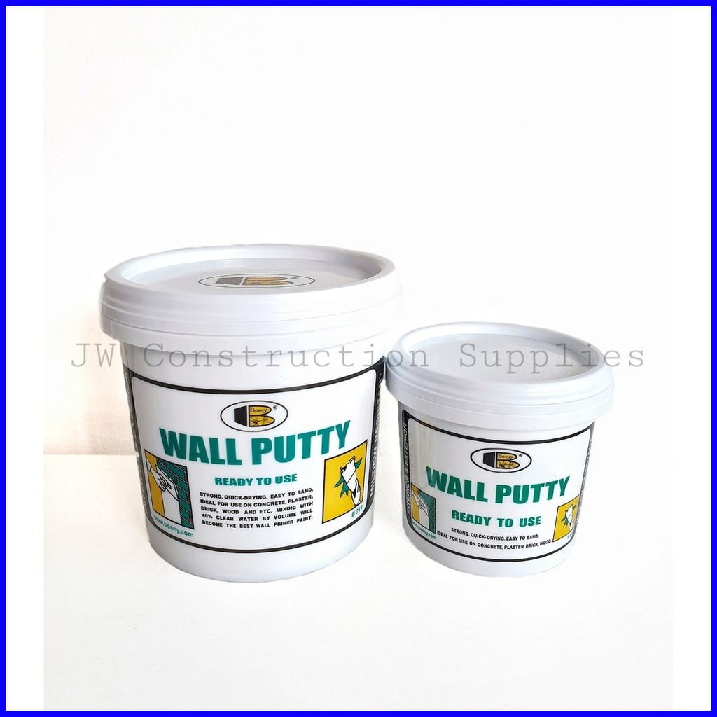 ♟ BOSNY Wall Putty Ready To Use Ideal for Concrete, Plaster, Brick ...