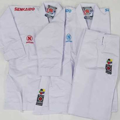 in stock MERAH Senkaido Master-Gi Kata karate shirt combo / combo (2 ...