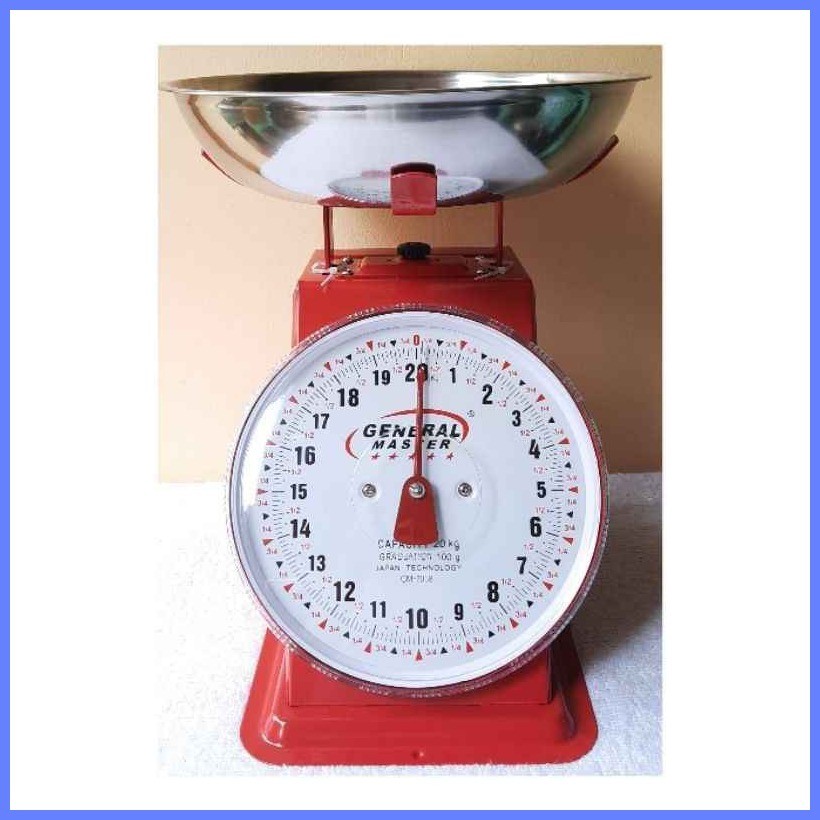 ♻ General Master Dial/Analog Scale 5kg or 10kg or 20kg flat scale or ...