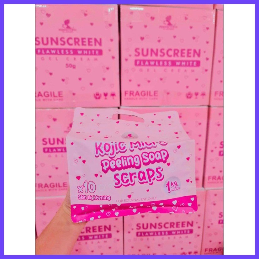 ∠ ↙ Perfect Skin Kojic Micro Peeling Scrap Soap x10 Skin Lightening 1 ...