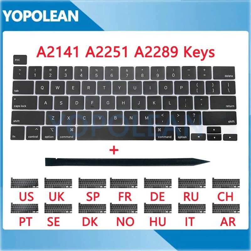 Bagong Laptop A2141 A2251 A2289 Keycaps Para Sa Aklat Pro Retina 13" 16 ...