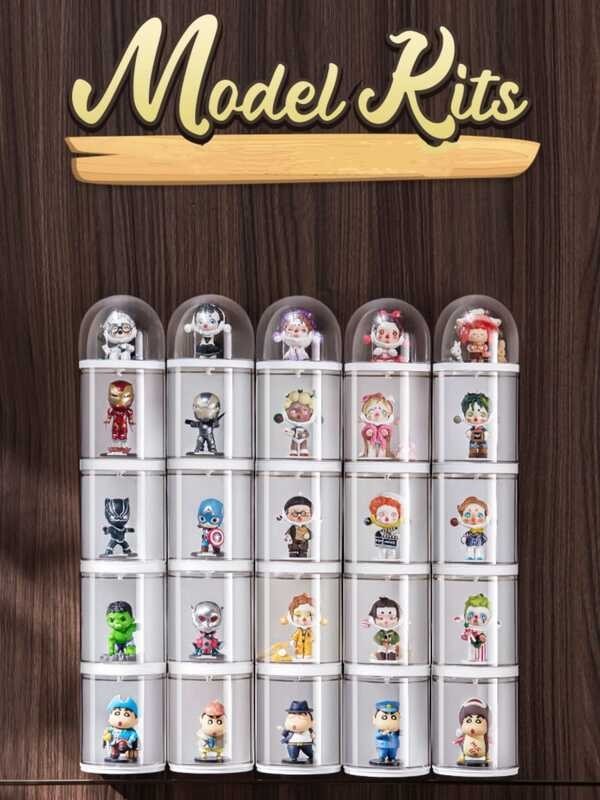 Ang Kahon Ipakita Para Sa POPMART Transparent Acrylic Rotating Wall ...