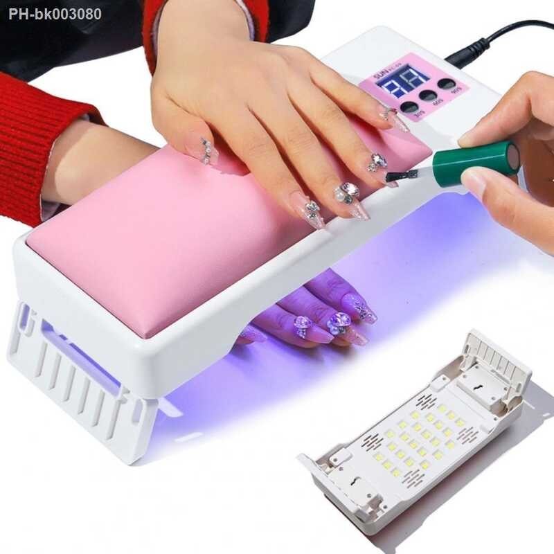 Dual Light ☑ Source Plug Play Hand Pillow Design Cure Gel ABS 2-In-1 ...