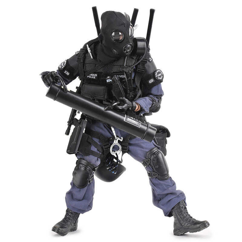 Pulgada ≡ 12 SWAT BREACHER Pulis Soldiers Action Figure 1/6 Scale Toy ...