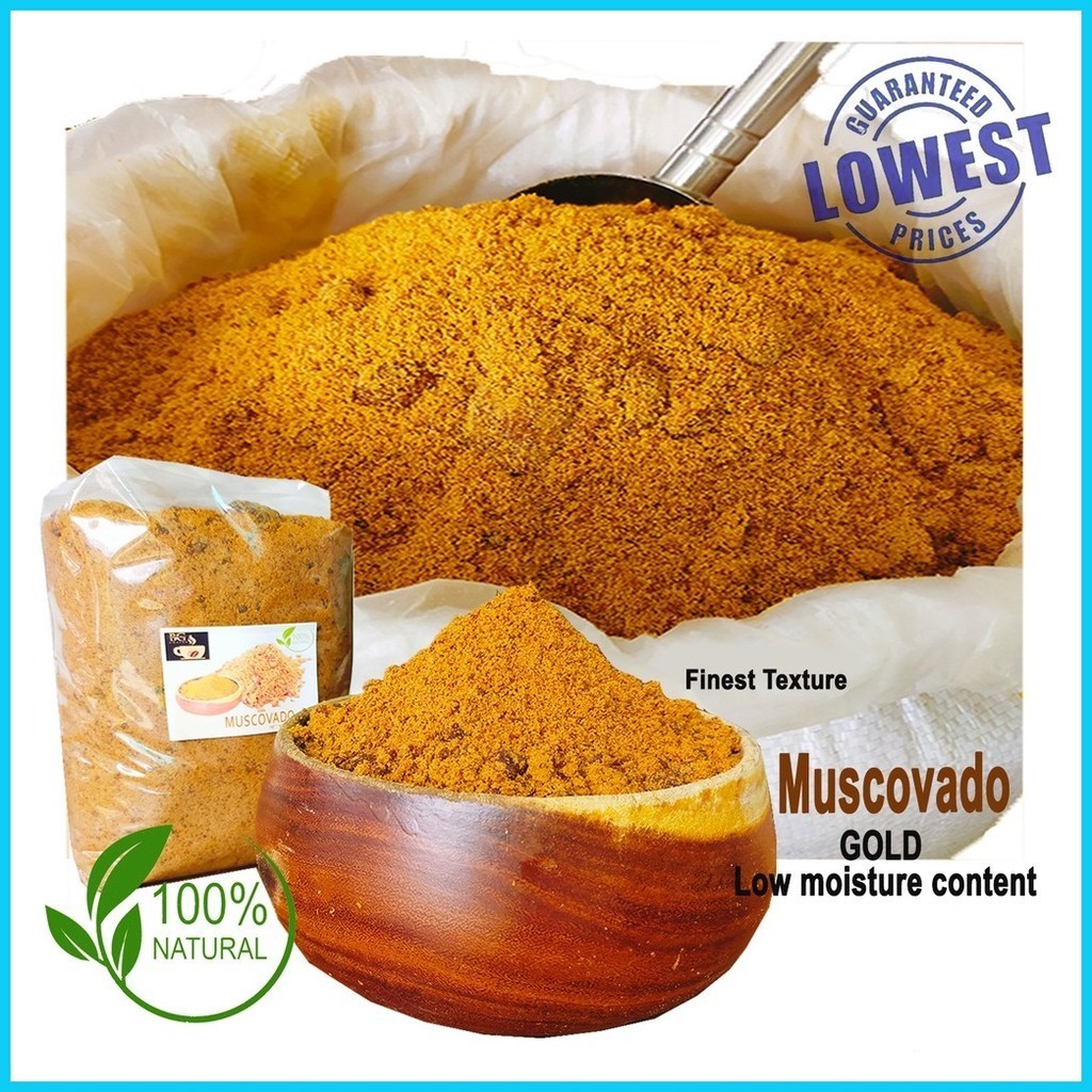 [BG] MUSCOVADO PURE ORGANIC SUGAR-100% CHEMICAL FREE (Golden-Dark Brown ...